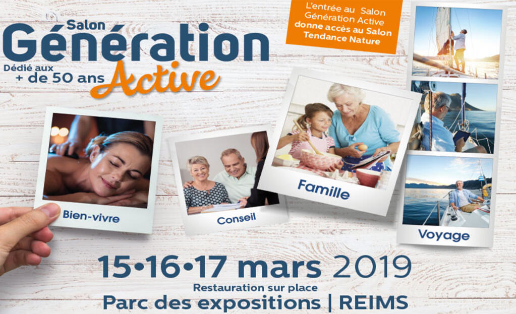 Bip&Go au Salon Génération Active le 15, 16, 17 mars 2019
